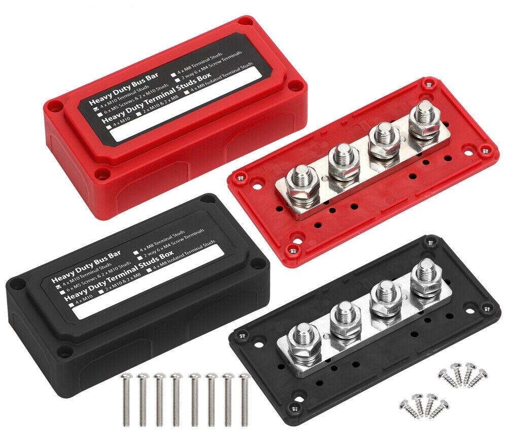 300A Busbar 4 post M8 (NEG & POS) – FPV-Power