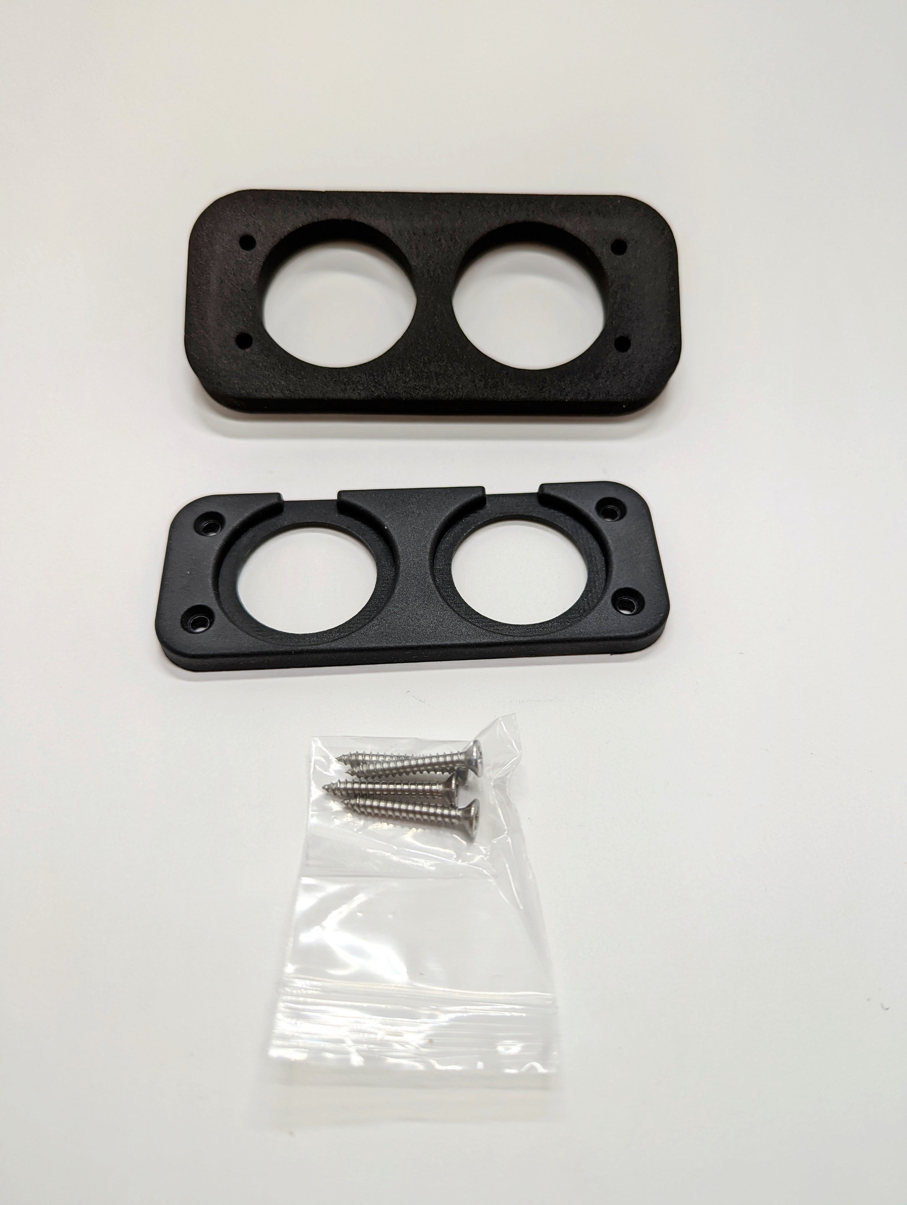 Dash Mount Double Hole Plate – FPV-Power